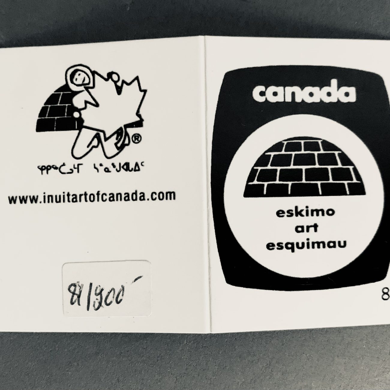 Inuk Building Igloo _ Simon Uttaq - Baffin Inuit Art