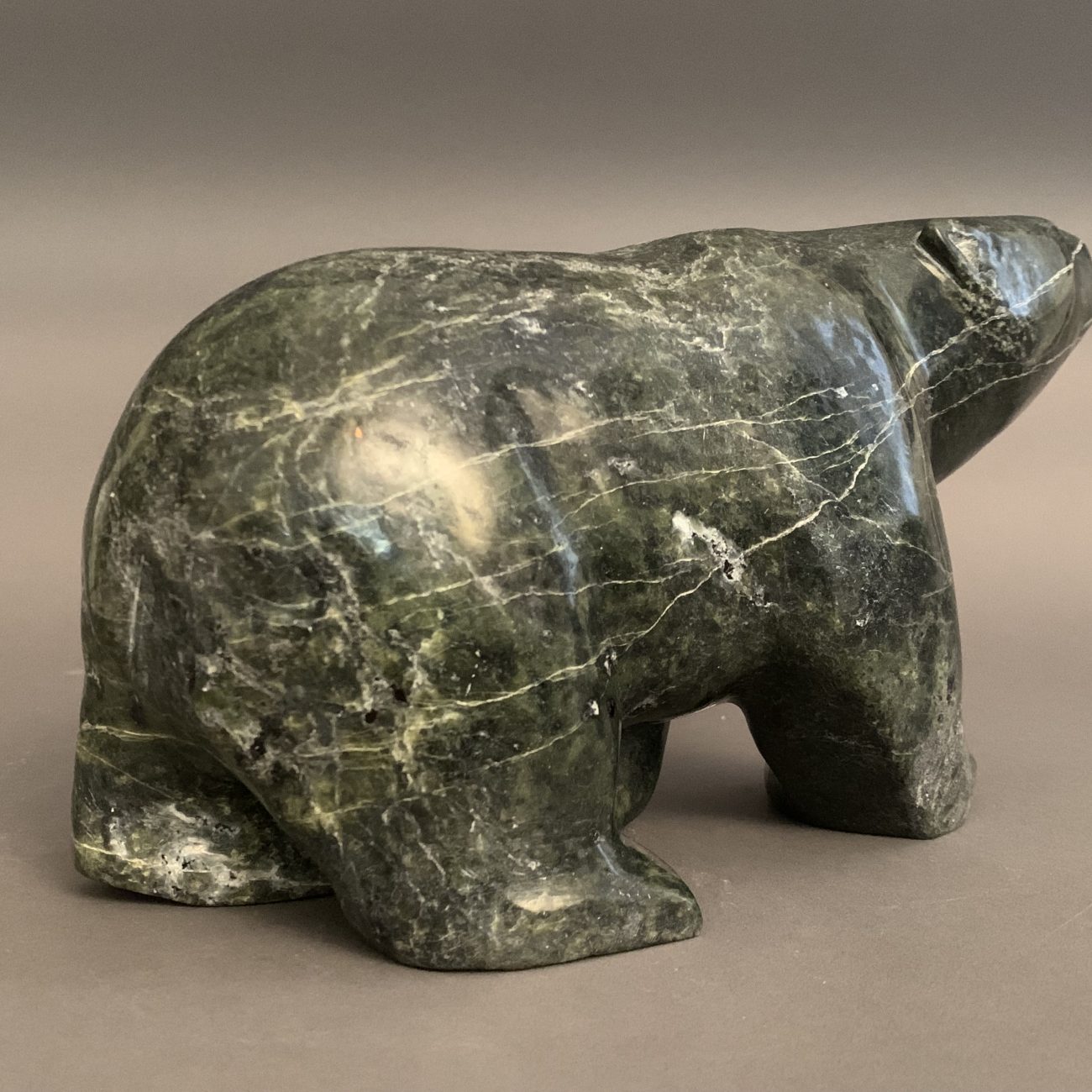Walking Bear _ Ohito Ashoona - Baffin Inuit Art
