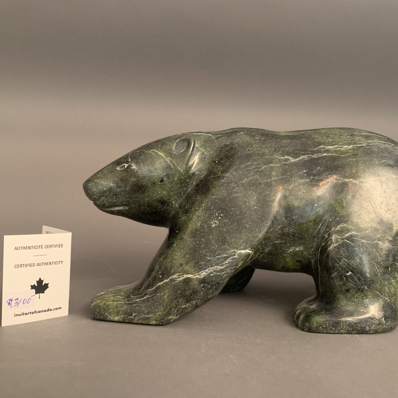Walking Bear _ Ohito Ashoona - Baffin Inuit Art