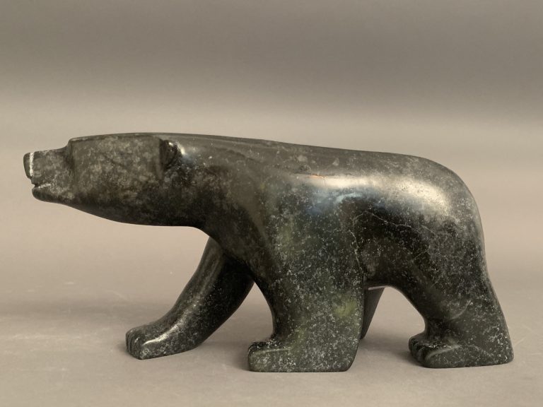 Walking Bear _ Sapa Ashoona - Baffin Inuit Art