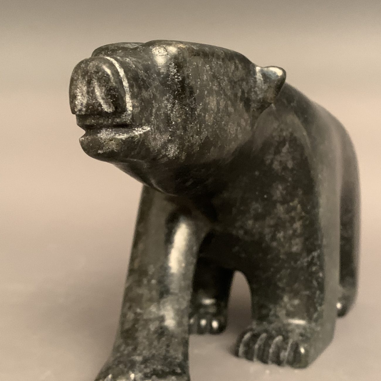 Walking Bear _ Sapa Ashoona - Baffin Inuit Art