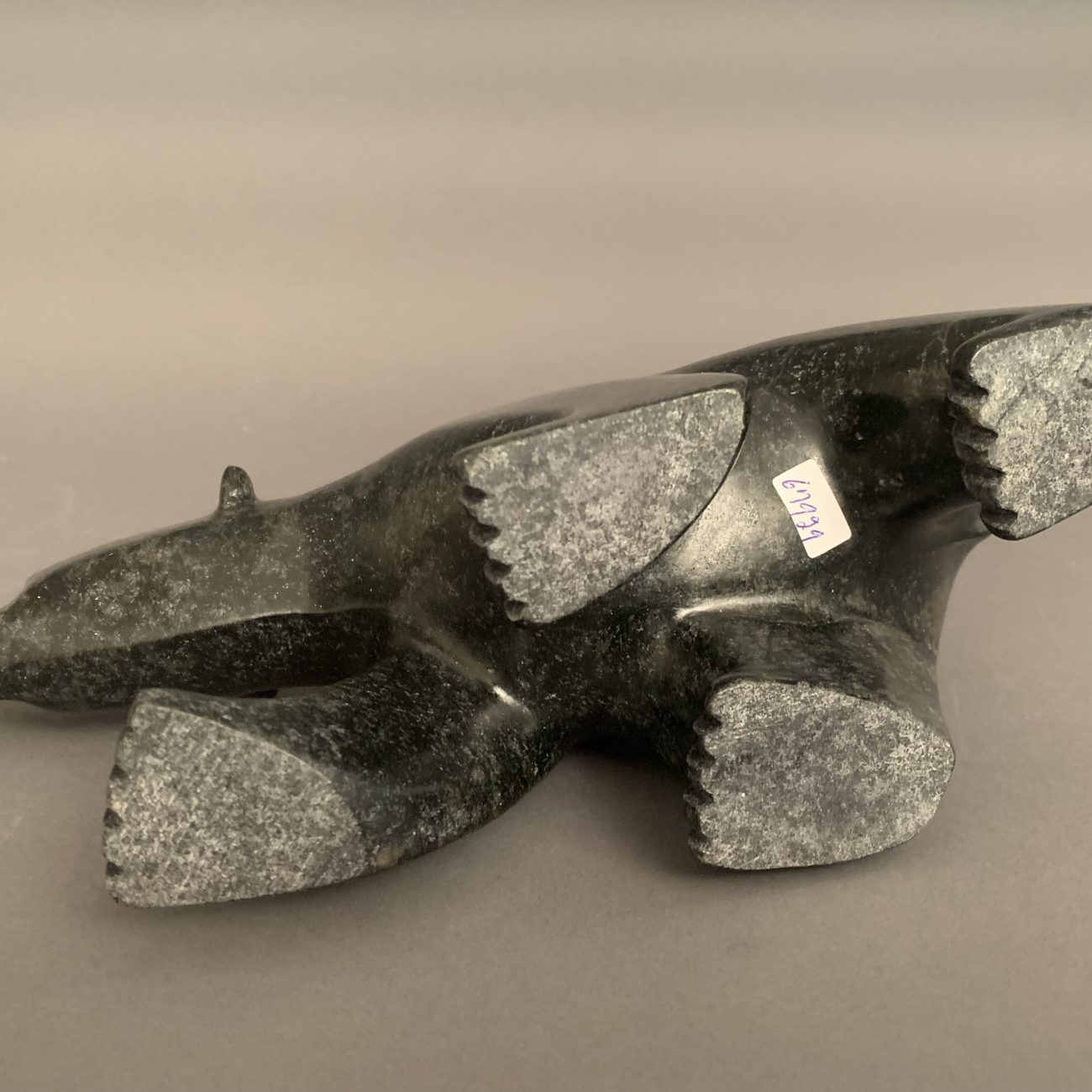 Walking Bear _ Sapa Ashoona - Baffin Inuit Art