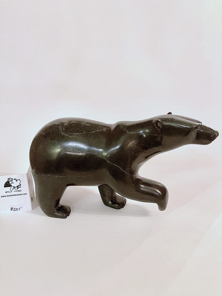 Walking Bear _ Tim Pee - Baffin Inuit Art
