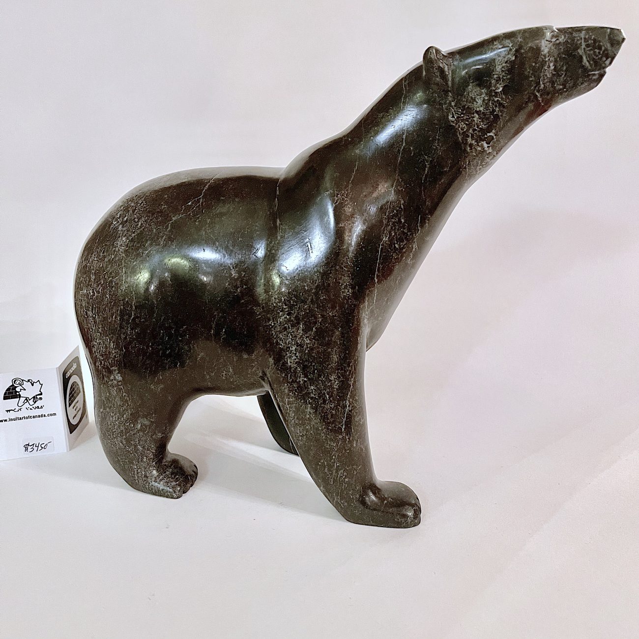 Walking Bear _ Tim Pee - Baffin Inuit Art