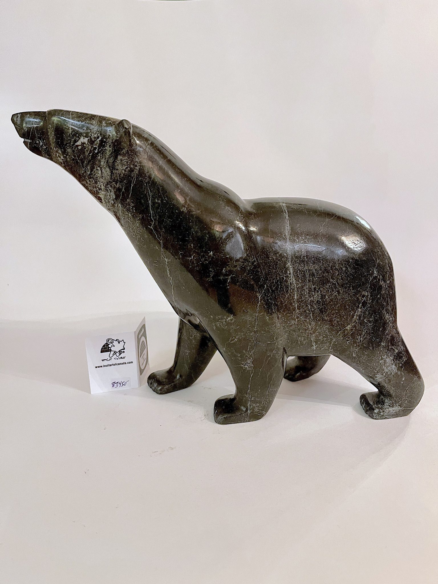 Walking Bear _ Tim Pee - Baffin Inuit Art