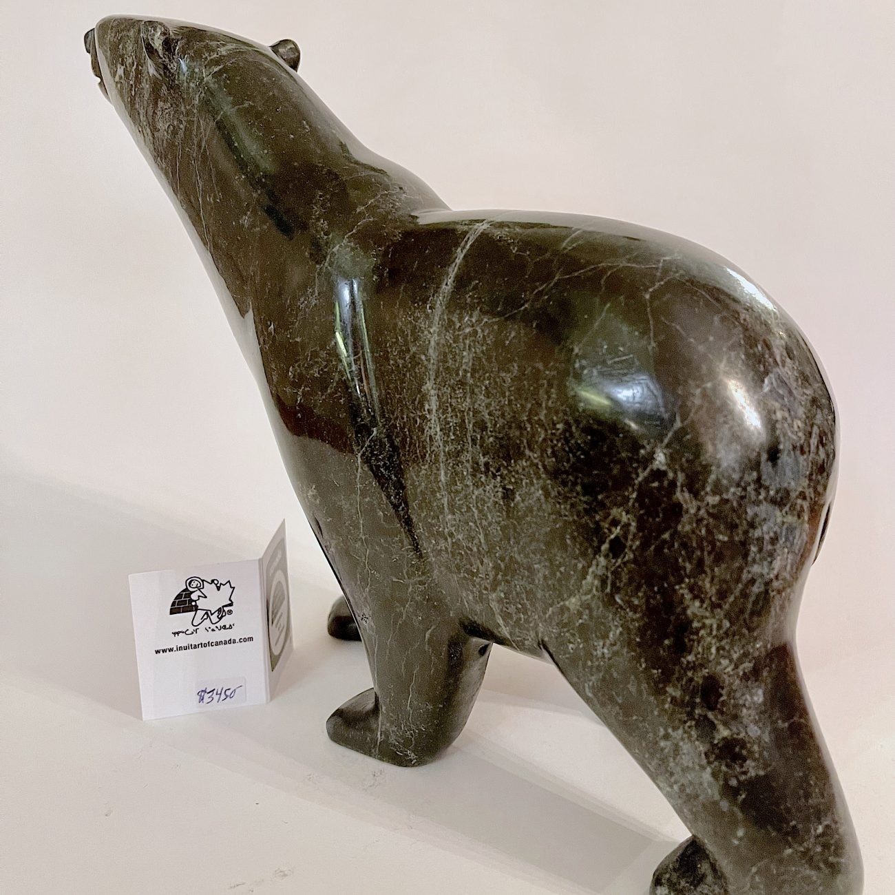 Walking Bear _ Tim Pee - Baffin Inuit Art