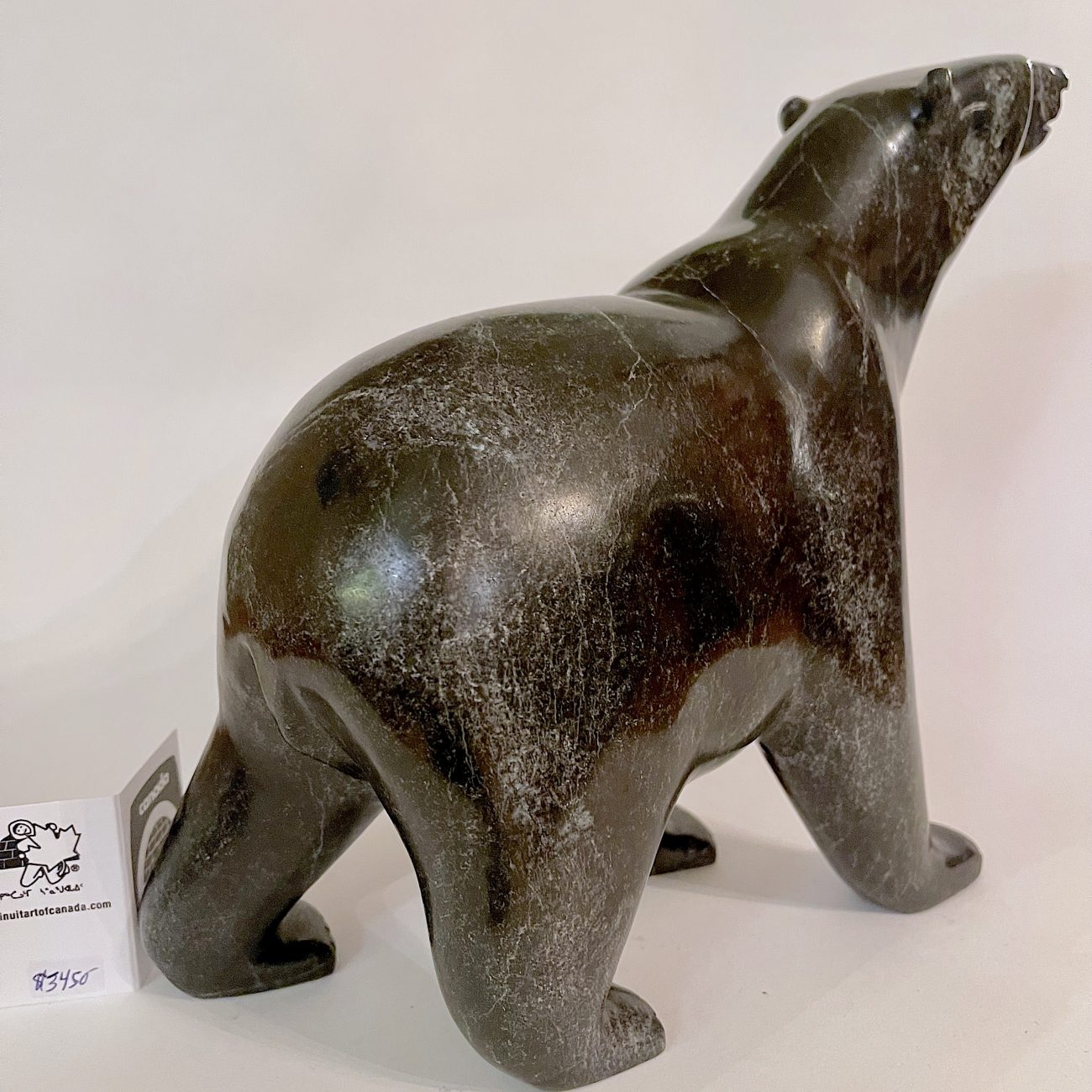 Walking Bear _ Tim Pee - Baffin Inuit Art