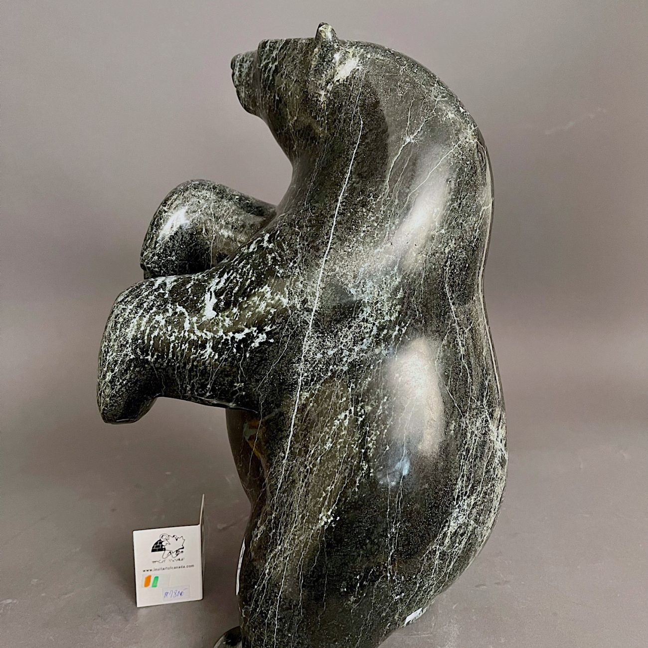 Dancing Bear _ Etelu Adla - Baffin Inuit Art
