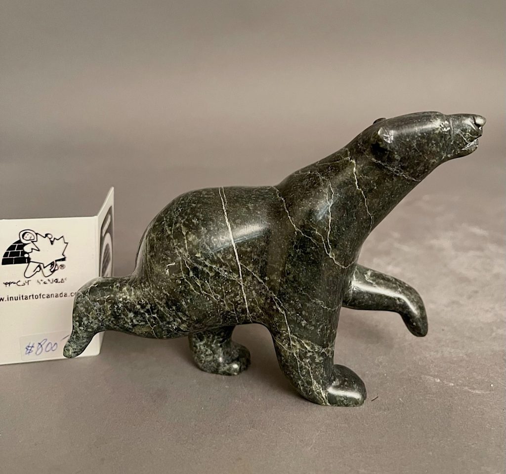 Walking Bear _ Tim Pee - Baffin Inuit Art