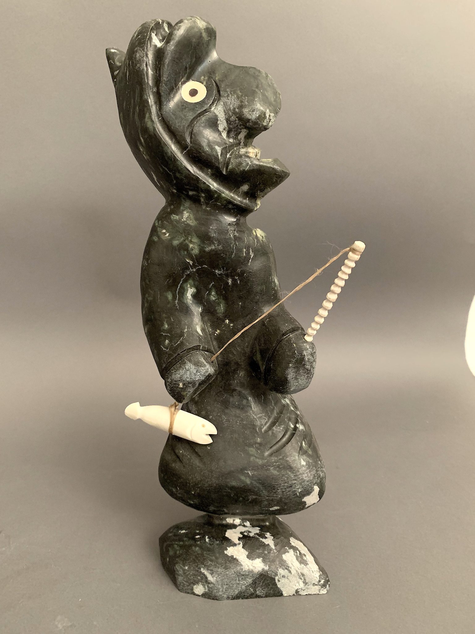Sea Goddess Fishing_ Simon Uttaq - Baffin Inuit Art