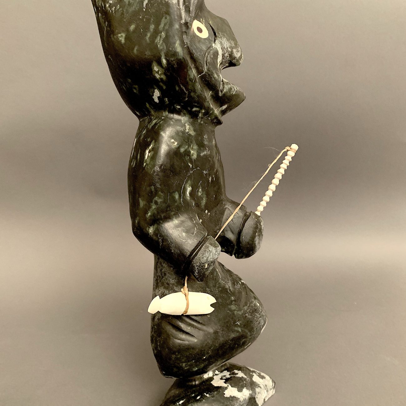 Sea Goddess Fishing_ Simon Uttaq - Baffin Inuit Art