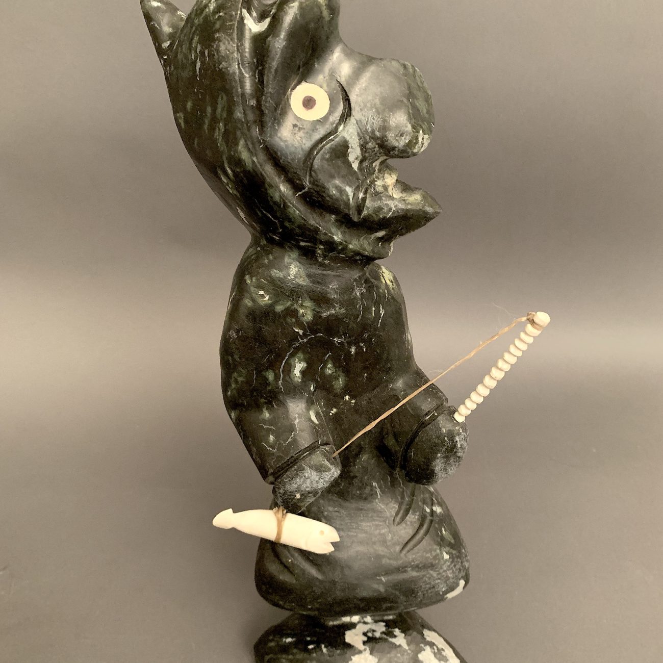 Sea Goddess Fishing_ Simon Uttaq - Baffin Inuit Art
