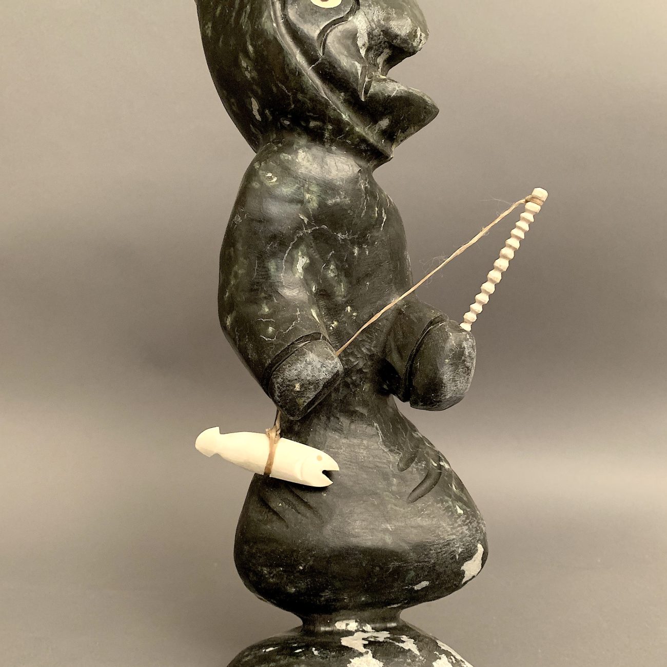 Sea Goddess Fishing_ Simon Uttaq - Baffin Inuit Art