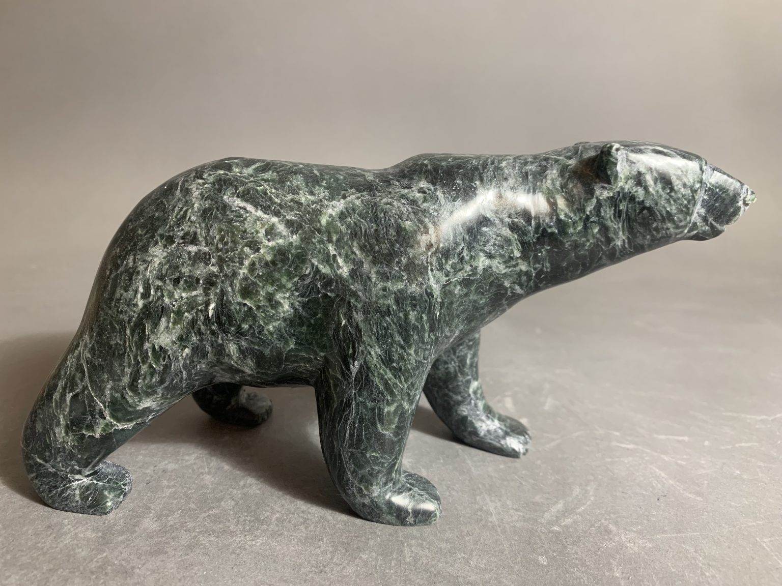 Walking Bear _ Tim Pee - Baffin Inuit Art