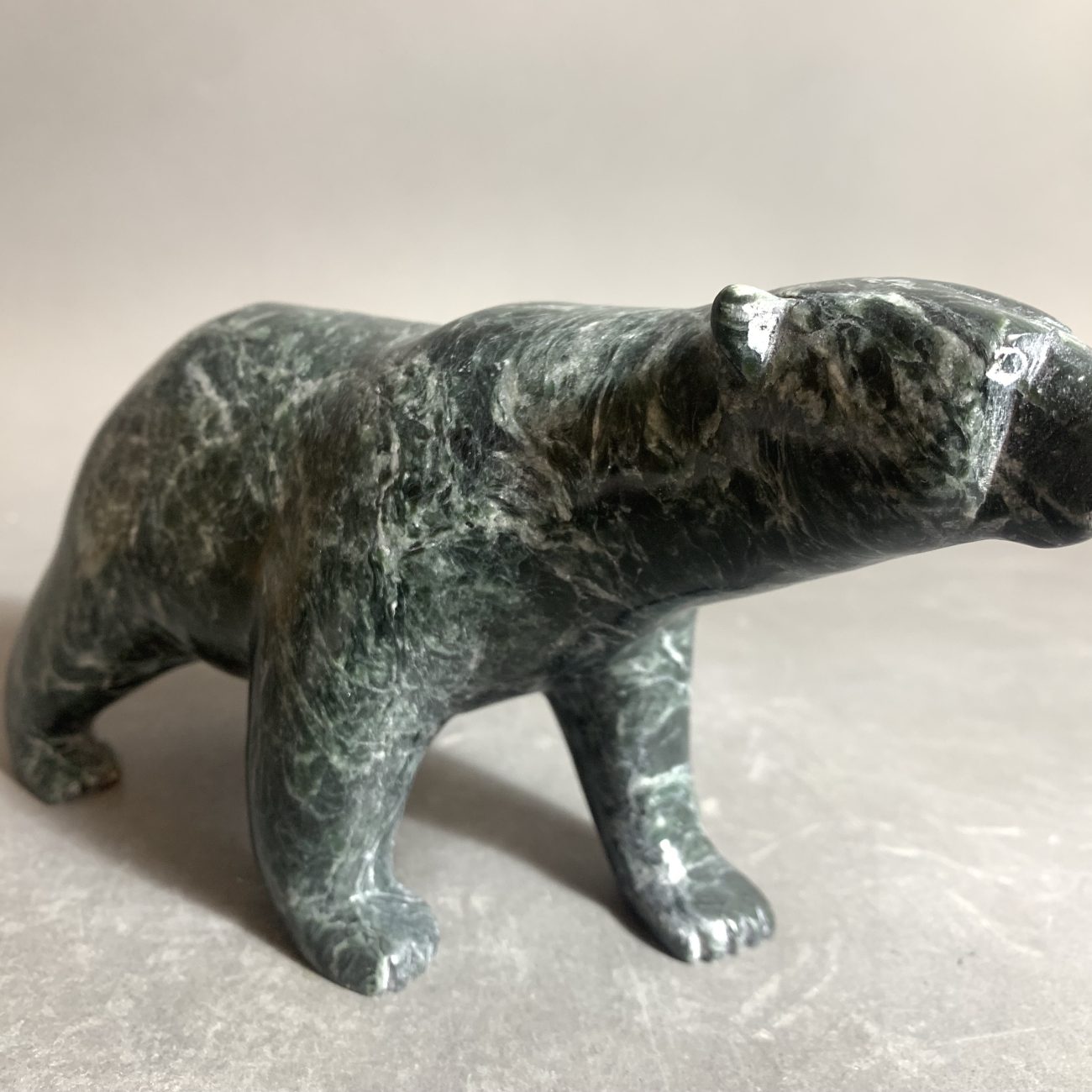 Walking Bear _ Tim Pee - Baffin Inuit Art