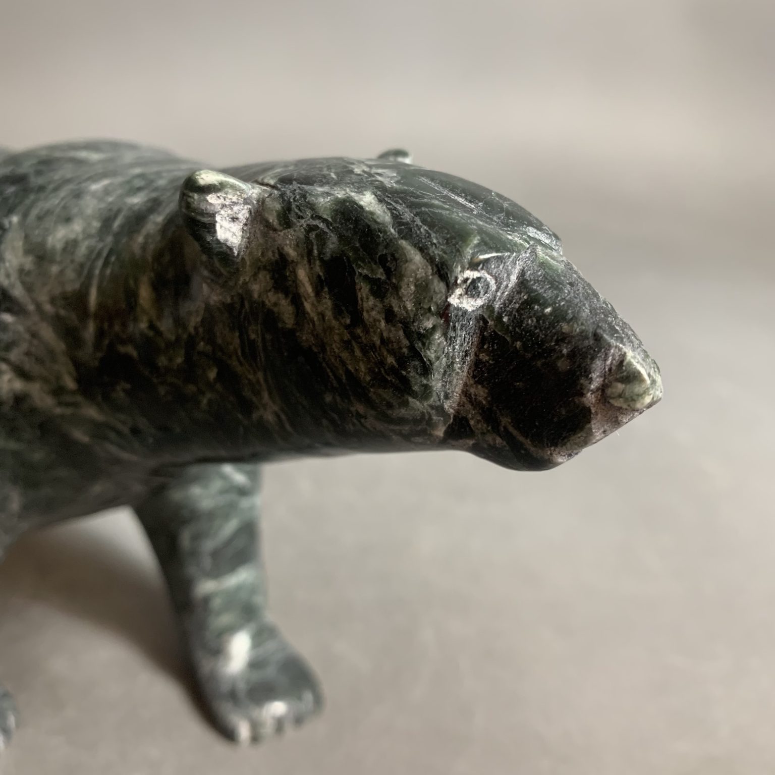 Walking Bear _ Tim Pee - Baffin Inuit Art