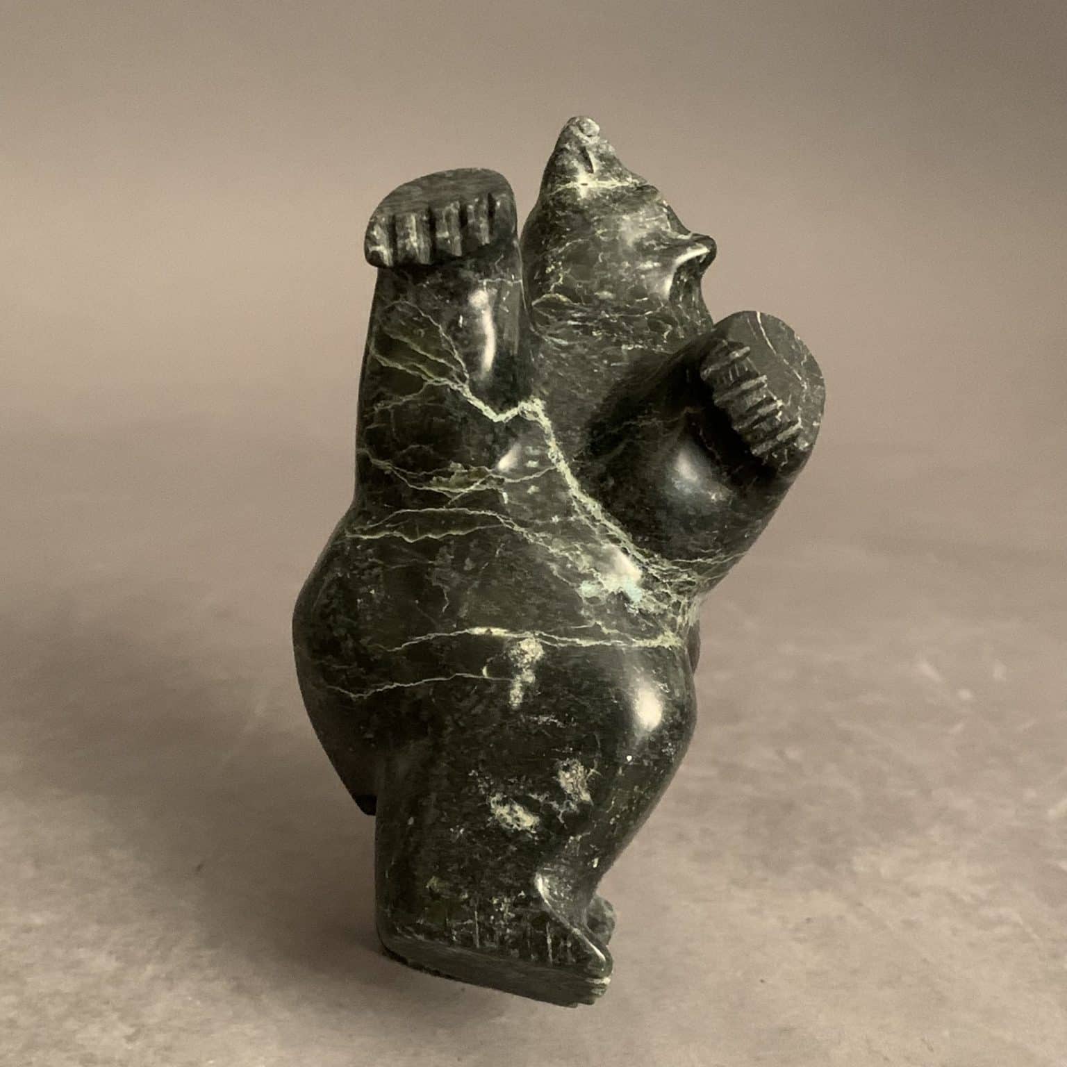 Dancing Bear _ Issaci Shaa Jr. - Baffin Inuit Art
